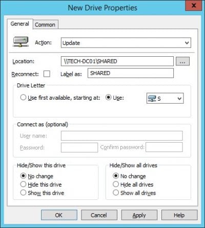 Tutorial - Group Policy to Map Network Drive on Windows