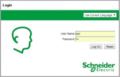 Tutorial APC UPS - Reset the Management interface to the factory default