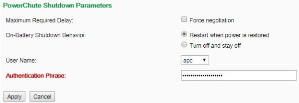 チュートリアル - Vmware ESXi の APC UPS PowerChute ネットワーク シャットダウンインストール