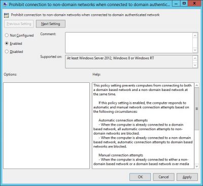 Tutorial - Group Policy Turn off WiFi when Ethernet Cable is Connected (2018)