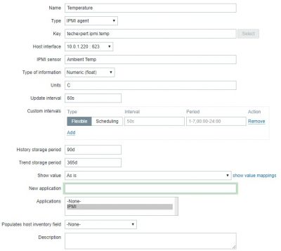 Tutorial - Zabbix IPMI Monitor Configuration