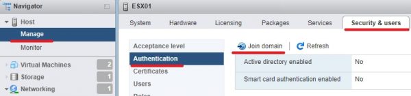 Tutorial De Autenticación De Active Directory De Vmware Esxi Paso A
