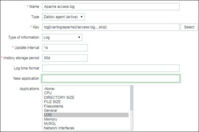 Tutorial - Zabbix Monitoring Apache Log Files [ Step by Step ]