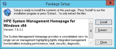 Tutorial - Installing HP System Management Homepage on Windows