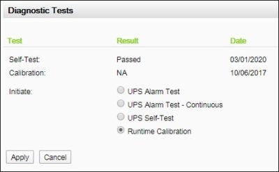 Tutorial APC UPS - Perform a Runtime Calibration [Step by step]