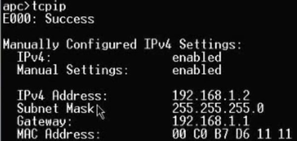 Tutorial Apc Ups Discover The Ip Address Step By Step