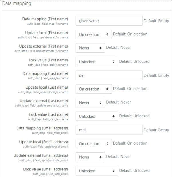 Tutorial Moodle Ldap Authentication On The Active Directory