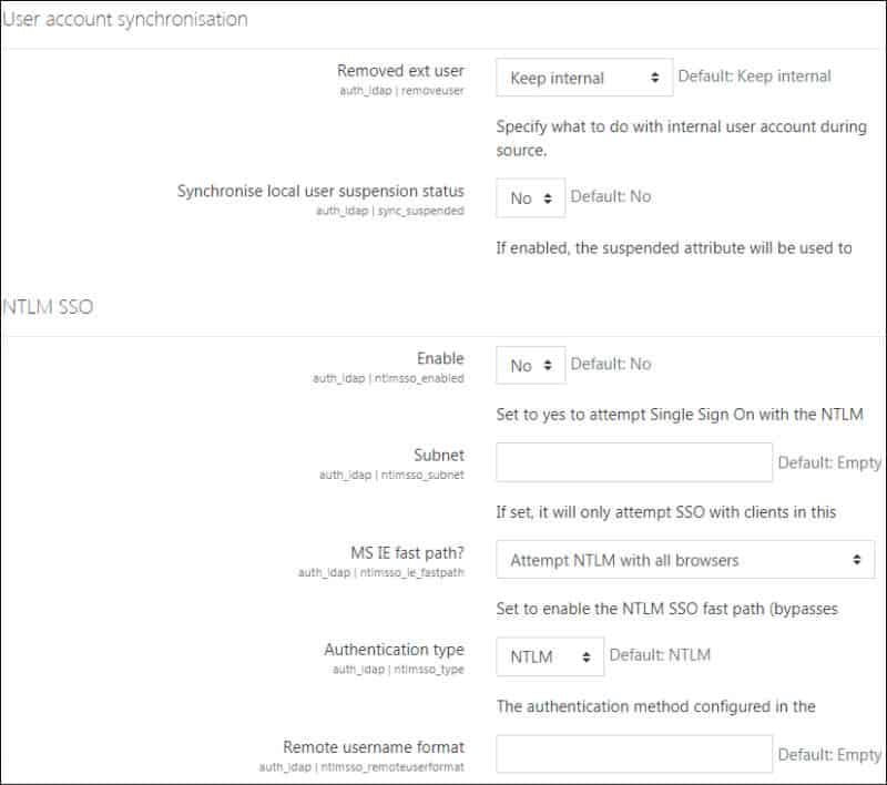 Tutorial Moodle Ldap Authentication On The Active Directory
