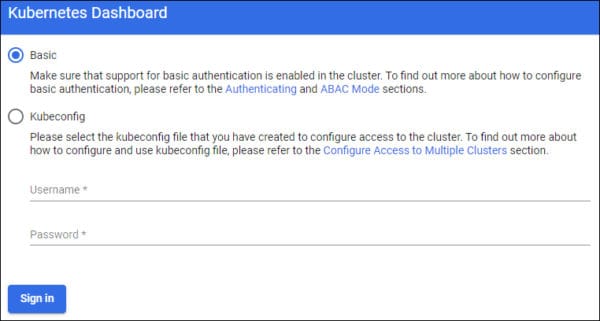 Kubernetes Dashboard - Enable user authentication [ Step by step ]