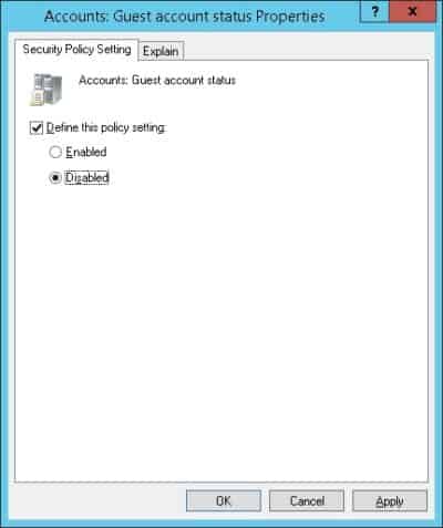 Tutorial GPO - Disable the Guest account [ Step by step ]