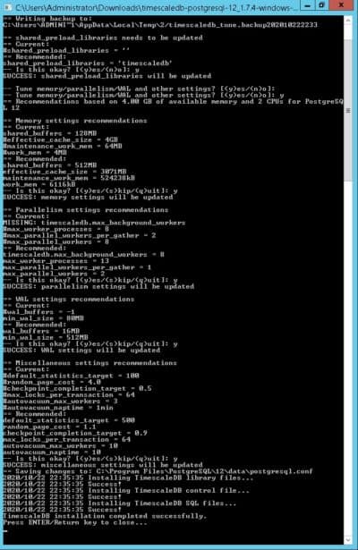 Tutorial - Installing TimescaleDB on Windows [ Step by step ]