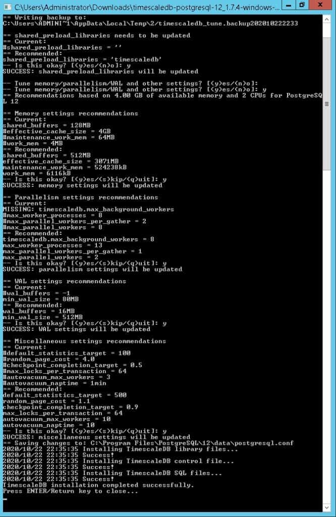 Tutorial - Installing TimescaleDB on Windows [ Step by step ]