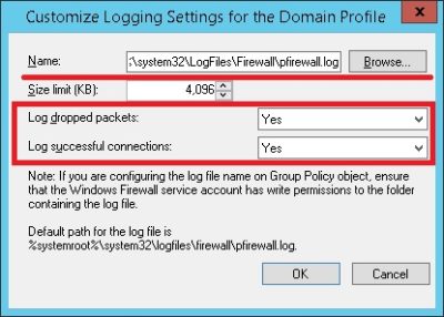 Tutorial Windows firewall - Enable packet logging [ Step by step ]