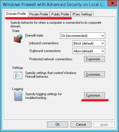 Tutorial Windows firewall - Enable packet logging [ Step by step ]