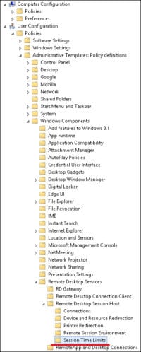 Tutorial GPO - Logoff the Remote desktop users after an inactivity period