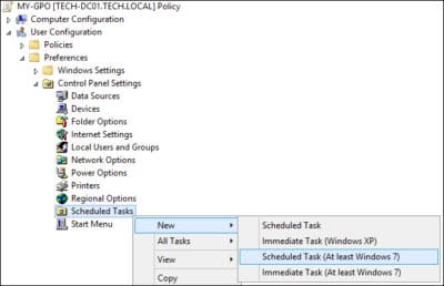Tutorial GPO - Create a scheduled task [ Step by step ]
