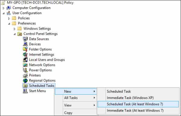 Tutorial Gpo Create A Scheduled Task Step By Step