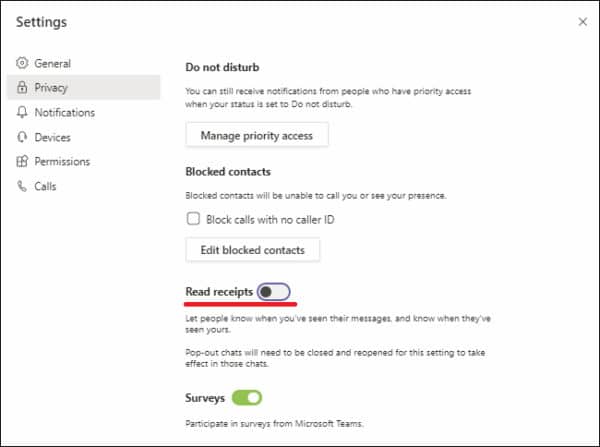 Tutorial Microsoft Teams - Disable the read receipts [ Step by step ]