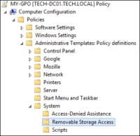 Tutorial GPO - Disable USB storage devices [ Step by step ]