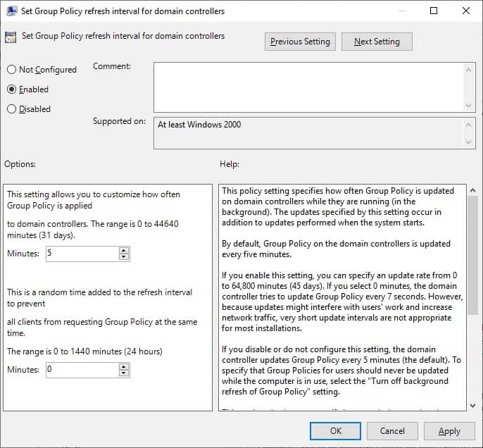 Tutorial GPO - Configure the policy refresh interval [ Step by step ]
