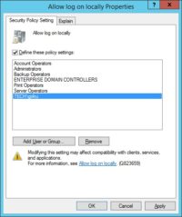 Tutorial Windows - Allow user login on the domain controller