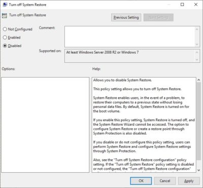 チュートリアルのGPO - 復元ポイントの自動作成 [ステップバイステップ]