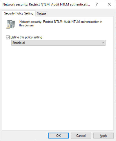 Tutorial GPO - Audit the NTLM authentication [ Step by step ]
